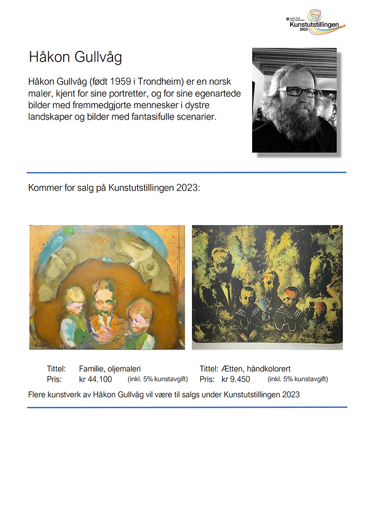 2023 Kunstutstillingen Del 3 Lions Club H ybr ten 2023 Kunstutstillingen Del 3 Lions Club H ybr ten